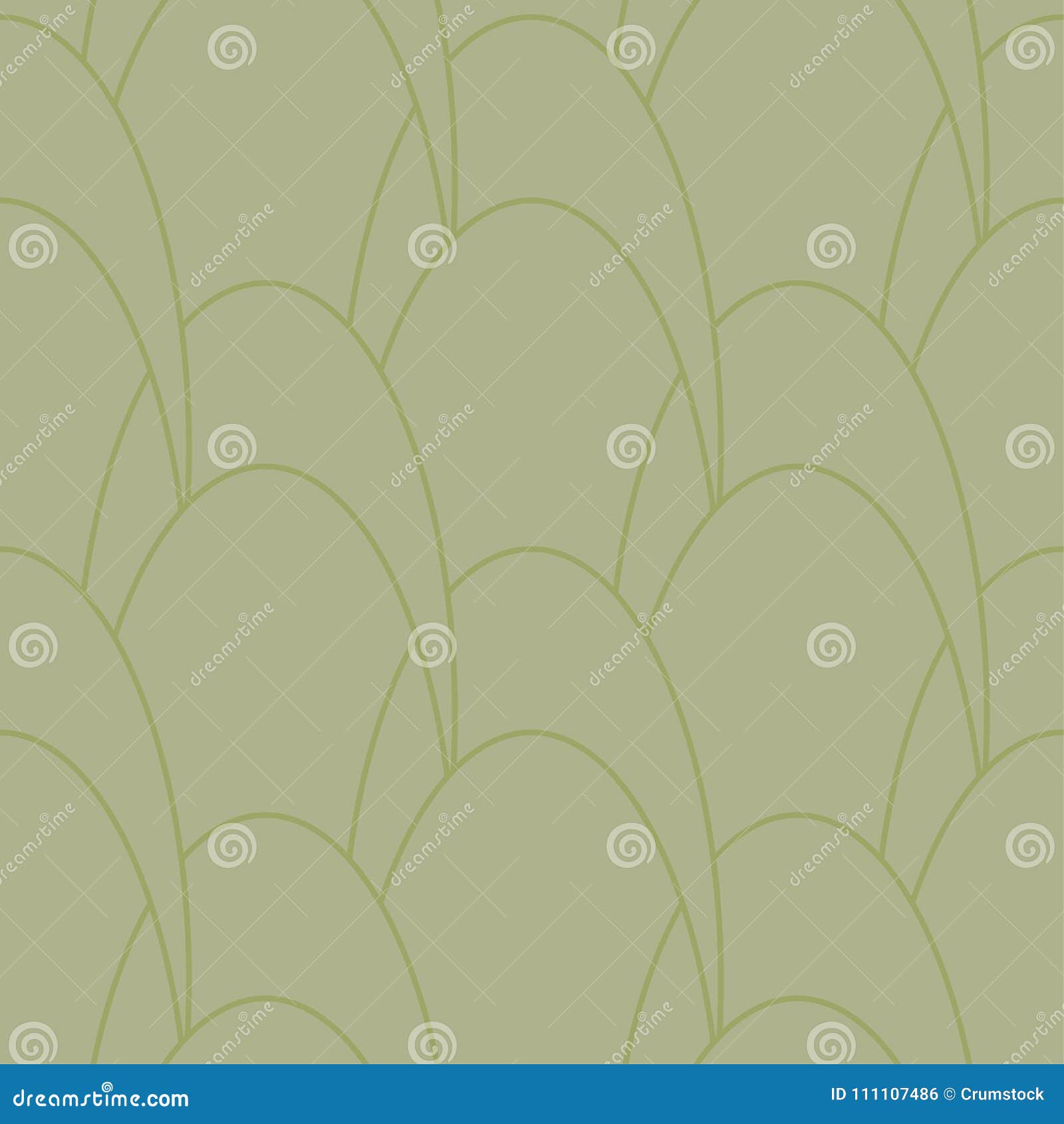 Olive Green Geometric Print. Seamless Pattern Stock Vector ...