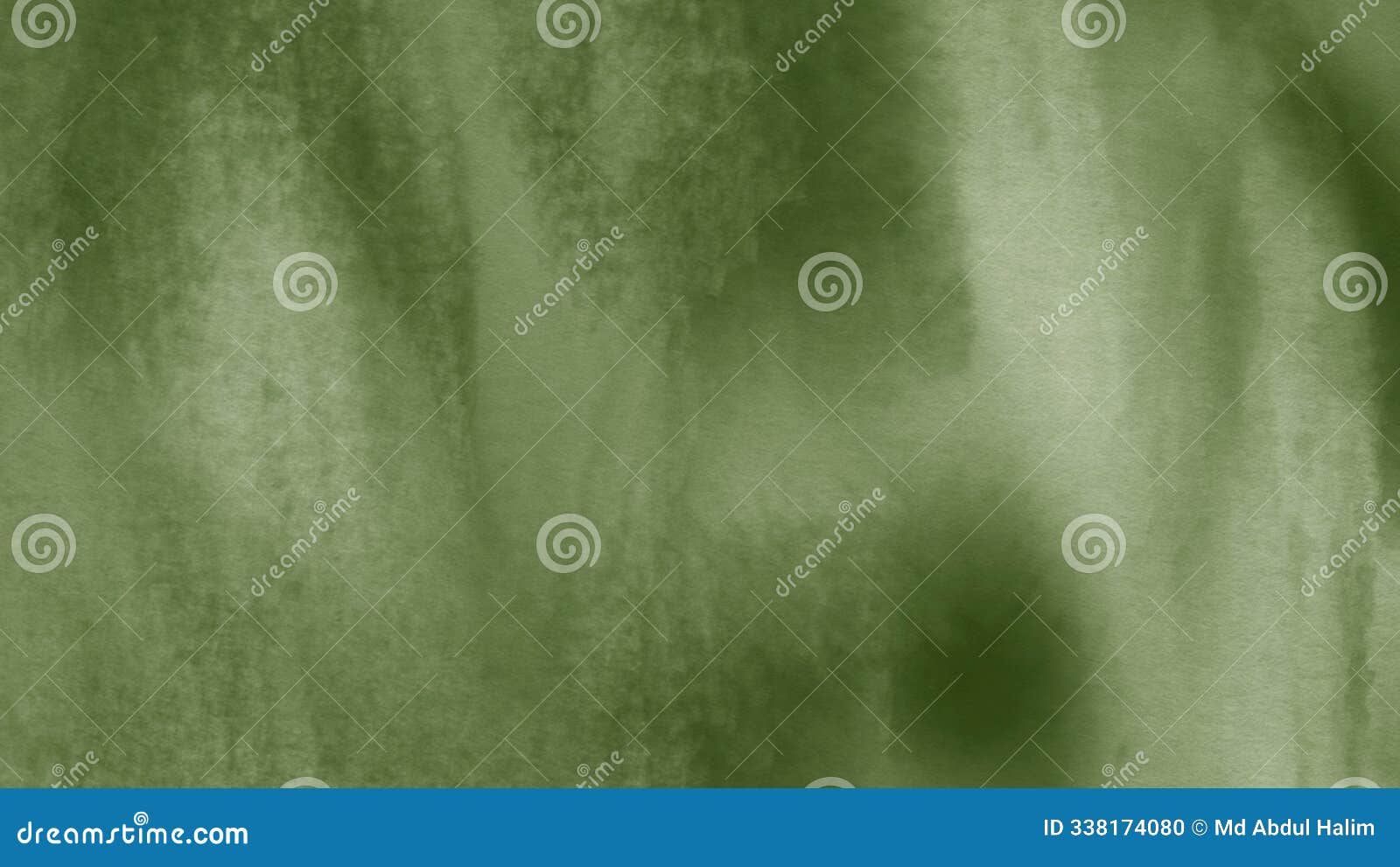 Olive Green Watercolor Texture Background Template Design Stock Photo ...