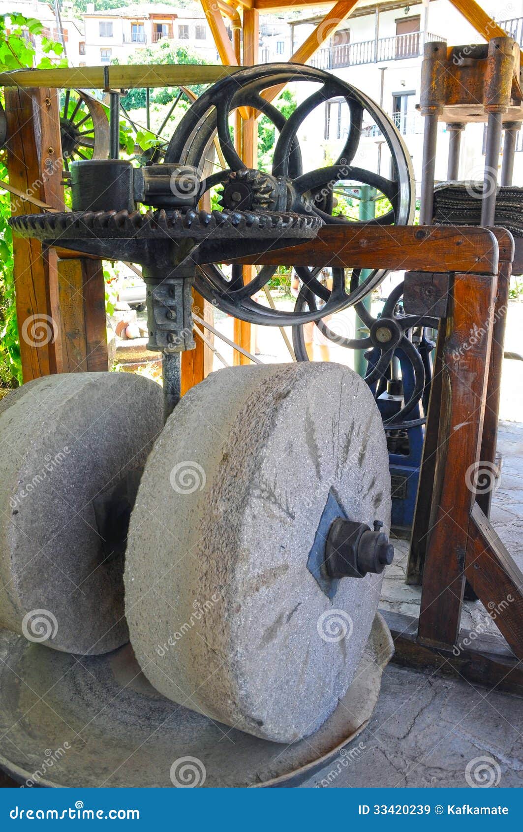 Olive machine stock image. Image of retro, tree, mediterranean - 33420239