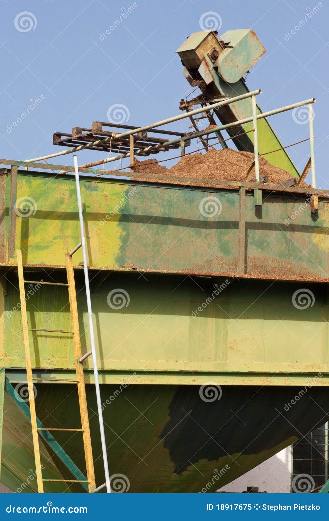 Olive Mill Waste: Orujo stock image. Image of machinery - 18917675