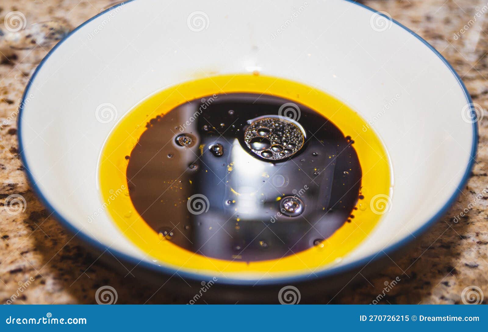Olive Oil and Balsamic Vinaigrette Stock Image - Image of virgin ...