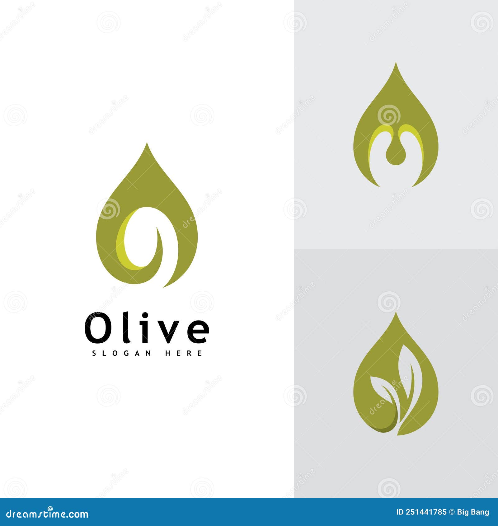 Olive Oil Logo Design Vector Template Stock Vector - Illustration of ...