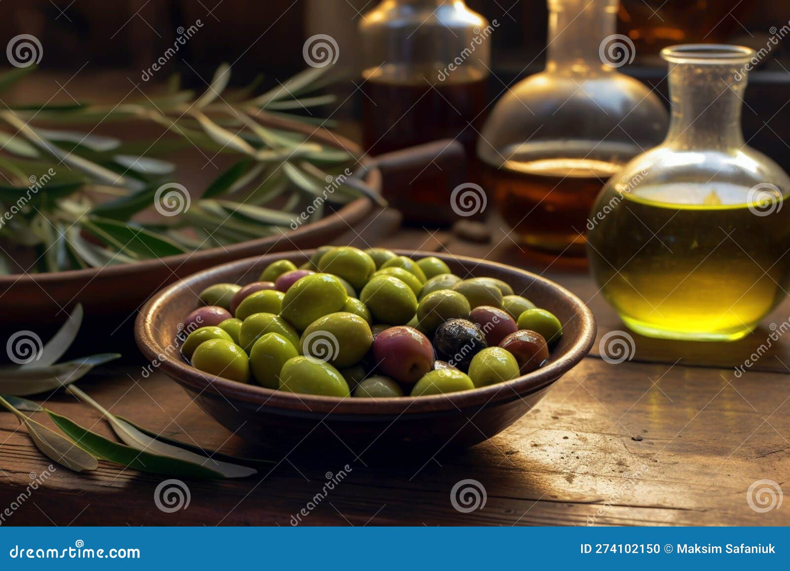 Olive Oil Production and Extraction Process. Olive Harvest Stock ...