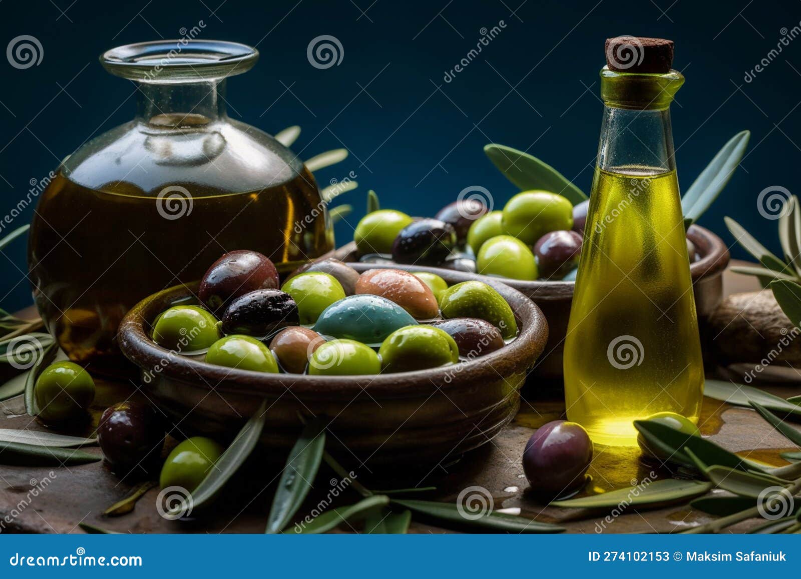 Olive Oil Production and Extraction Process. Olive Harvest Stock ...