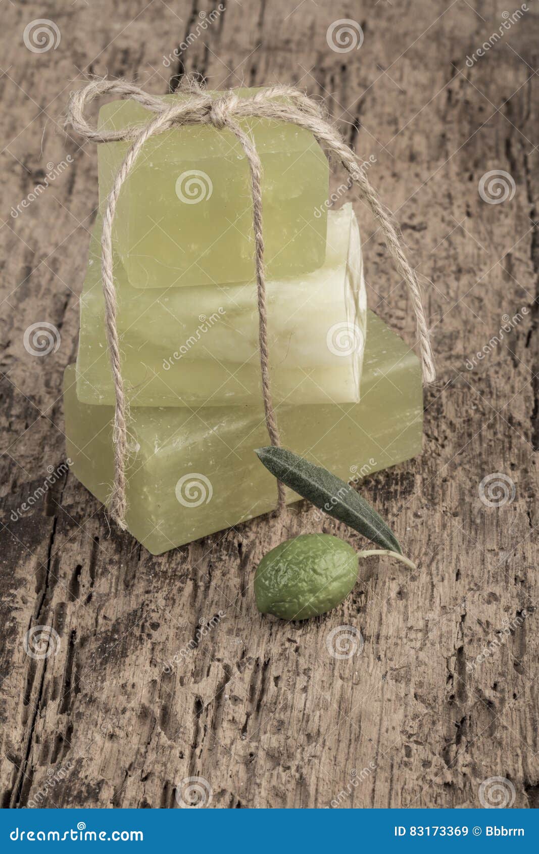 Olive Oil Soap Bars on Wooden Table Stock Image - Image of bath, beauty ...