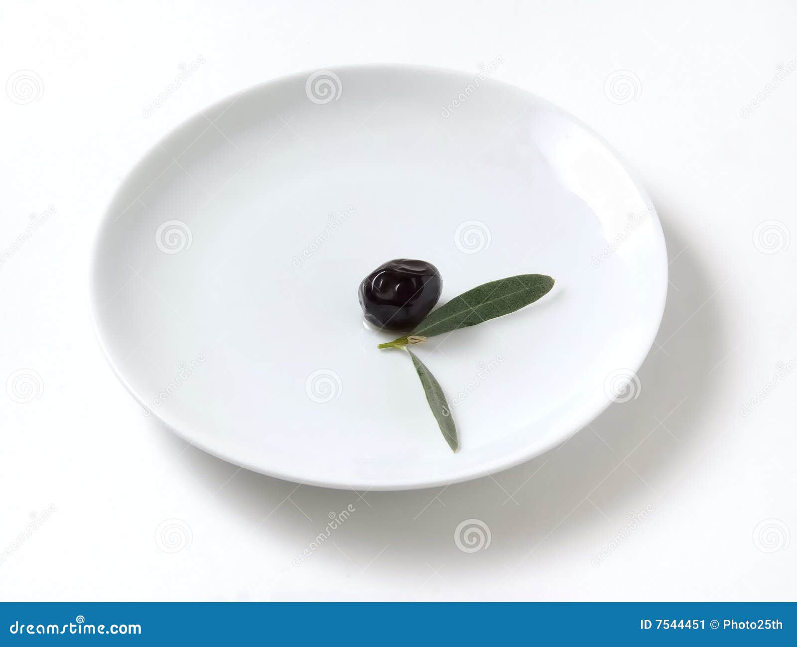 Olive in plate stock image. Image of green, dish, fruit - 7544451
