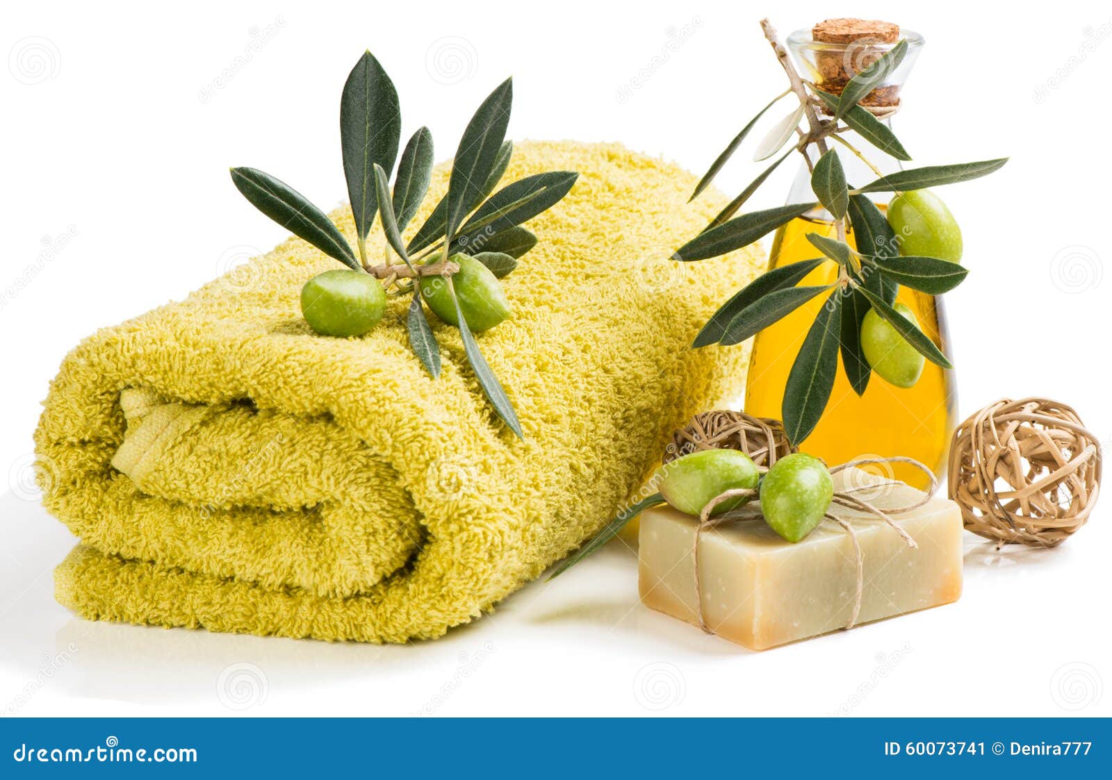 Olive spa stock image. Image of cosmetics, branch, accessory - 60073741