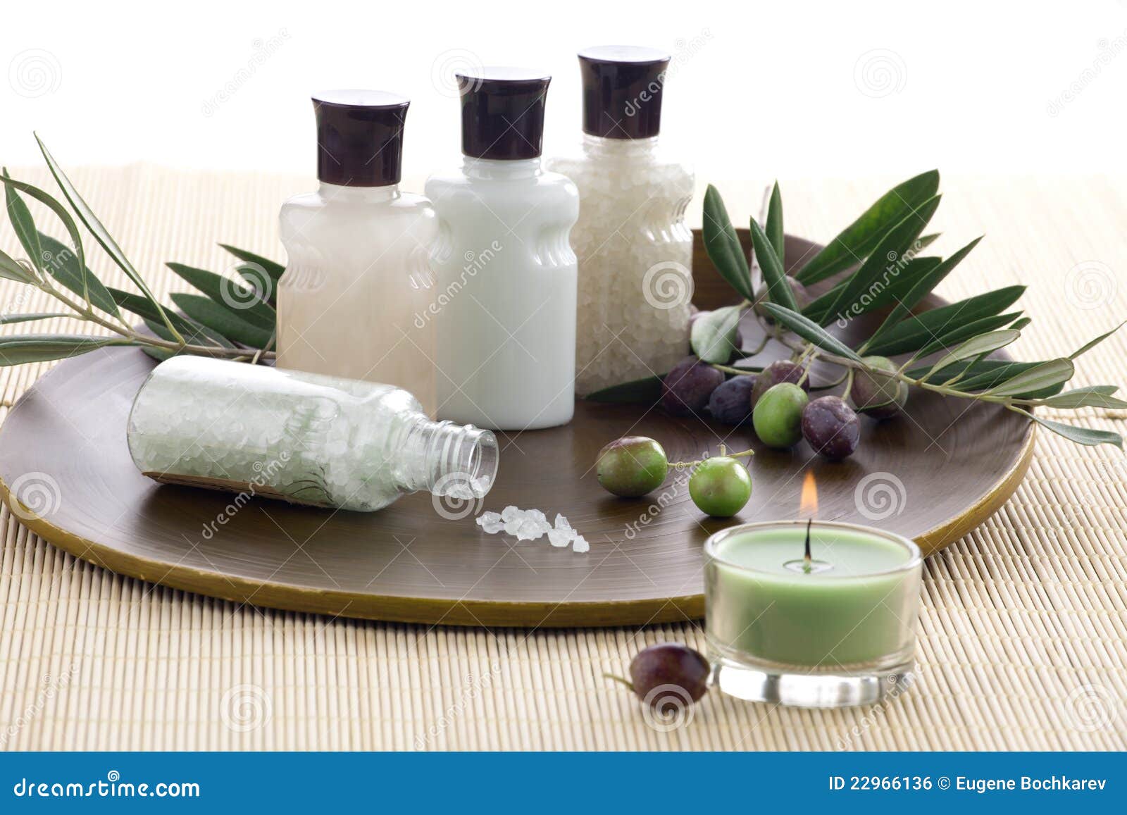Olive Spa Set stock photo. Image of organic, aroma, relaxation - 22966136