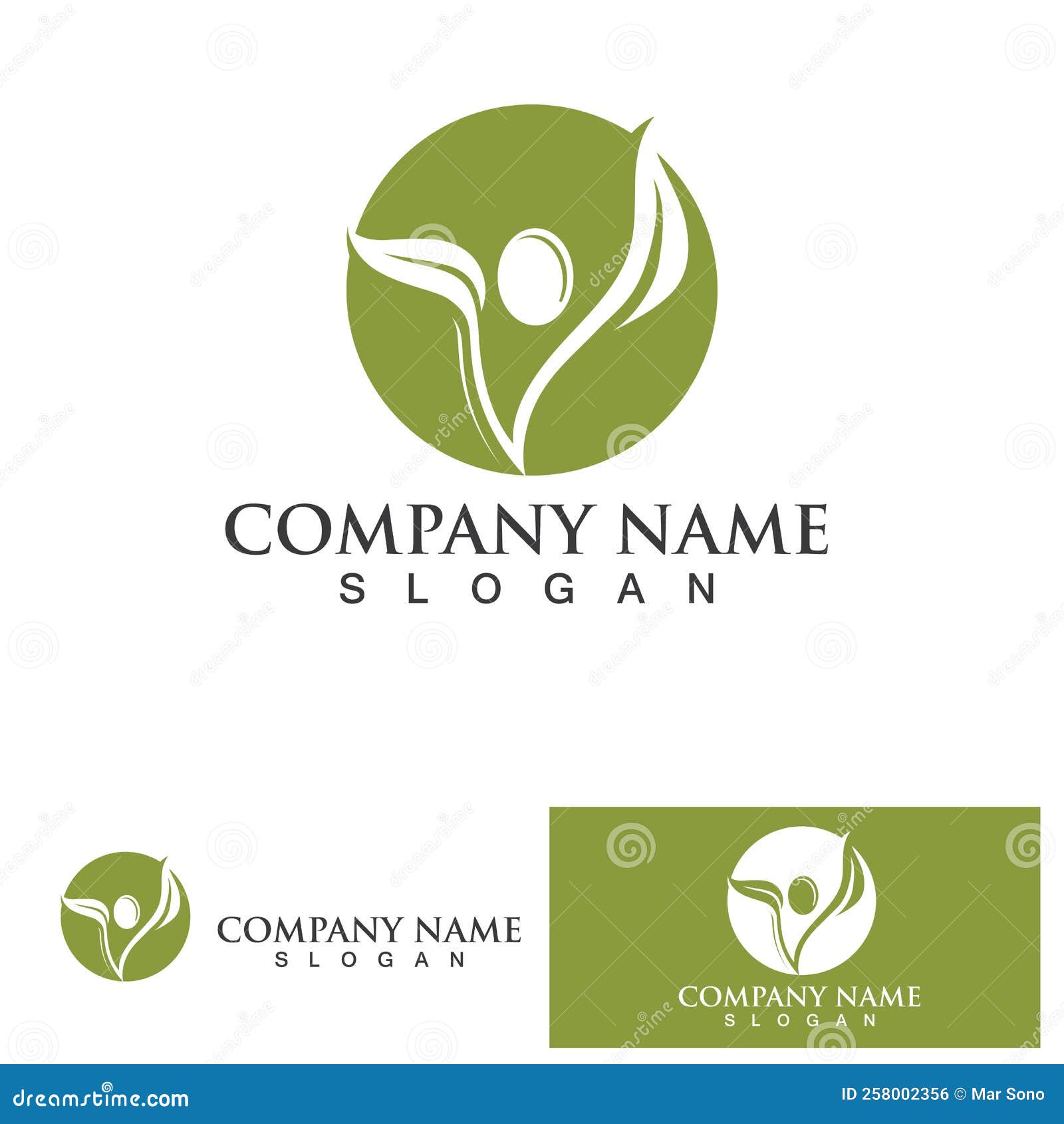 Olive Tree Logo Vector Illustration Design Template Stock Vector ...