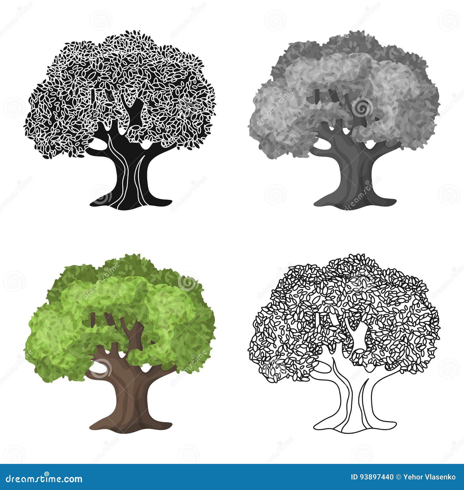 Olive Tree.Olives Single Icon in Cartoon Style Vector Symbol Stock ...