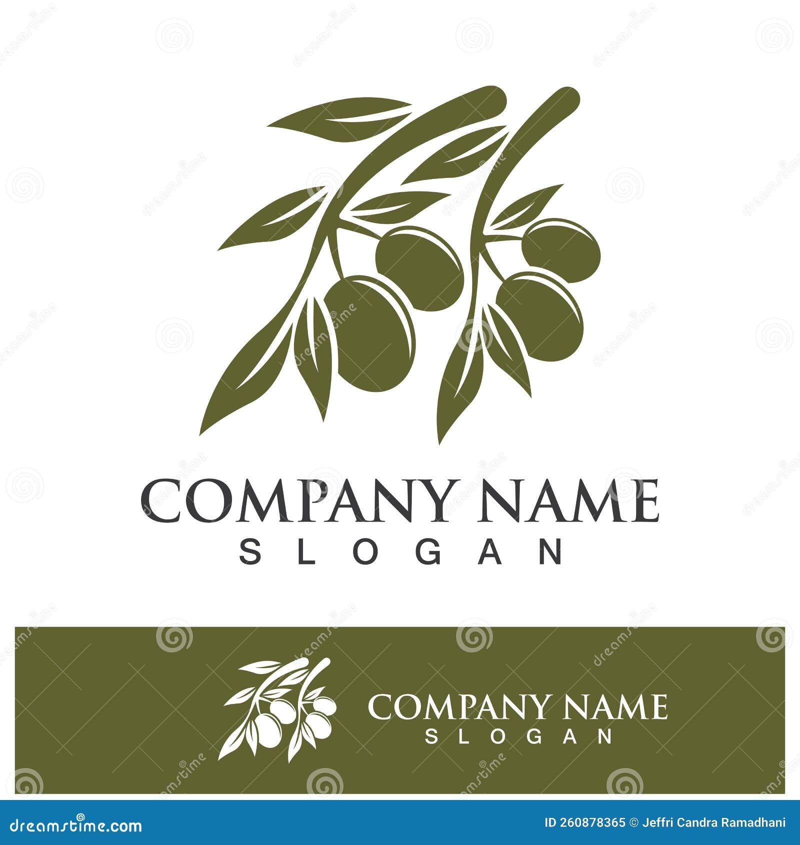 Olive Tree Vector Illustration Stock Vector - Illustration of symbol ...