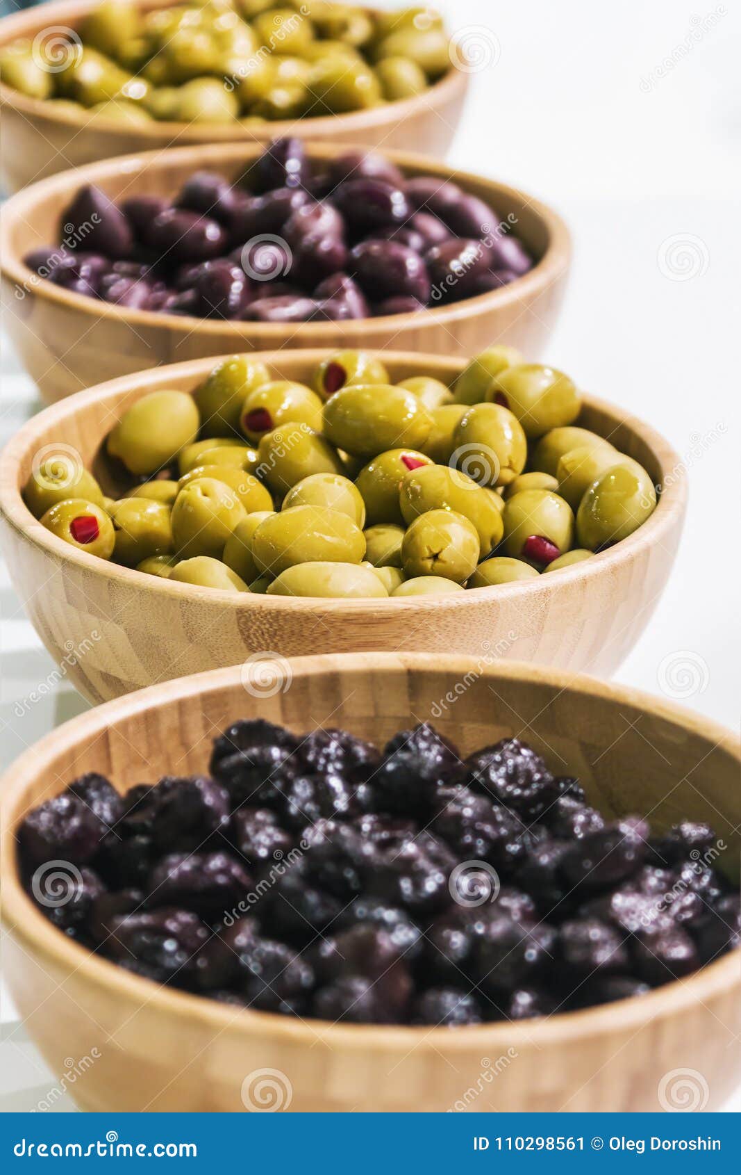 Olives Assorted Different Varieties Stuffed on the Table Stock Image ...
