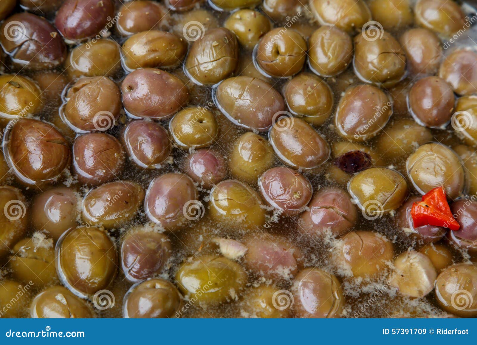 Olives in Conserve As a Background Stock Image - Image of nature ...