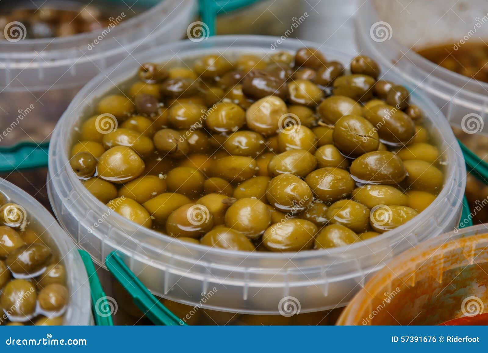 Olives in Conserve in a Pot Stock Photo - Image of fresh, conserve ...