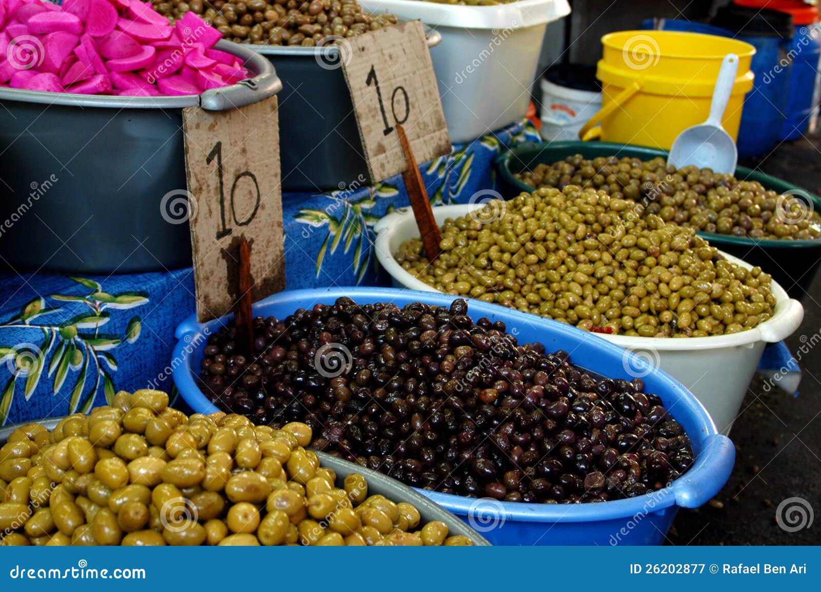 Olives on display stock image. Image of assortment, black - 26202877