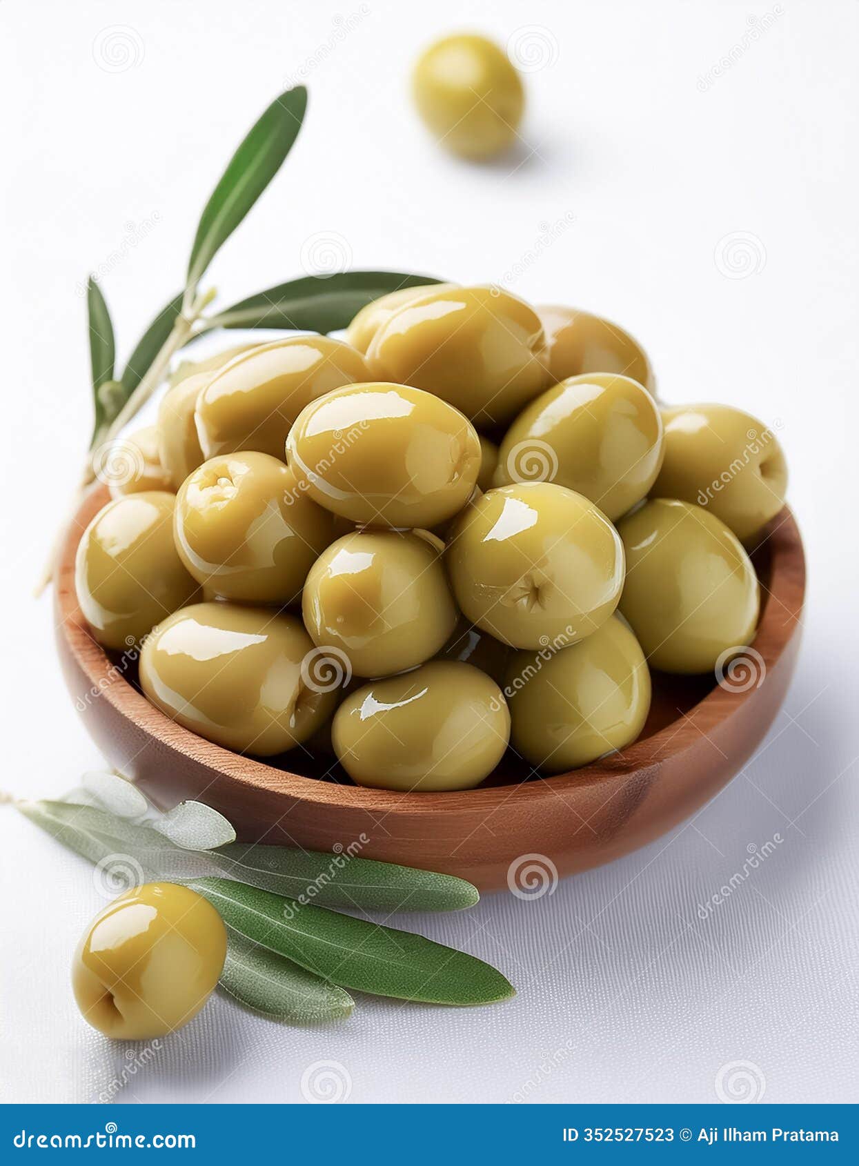 Olives Fruit, Peeled or Cut on a Natural White Stock Image - Image of ...