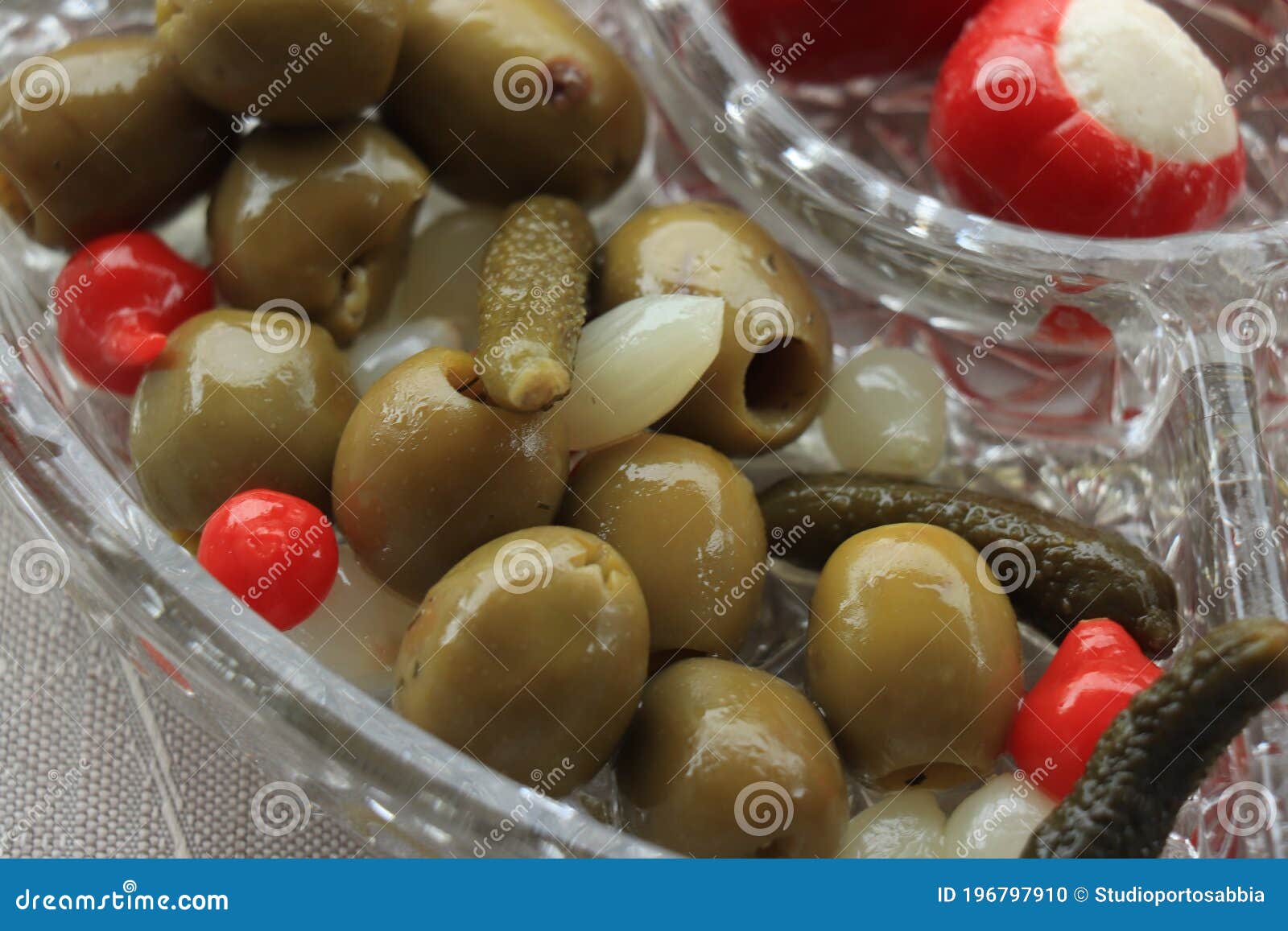 Olives and pickles stock photo. Image of healthy, fingerfood - 196797910