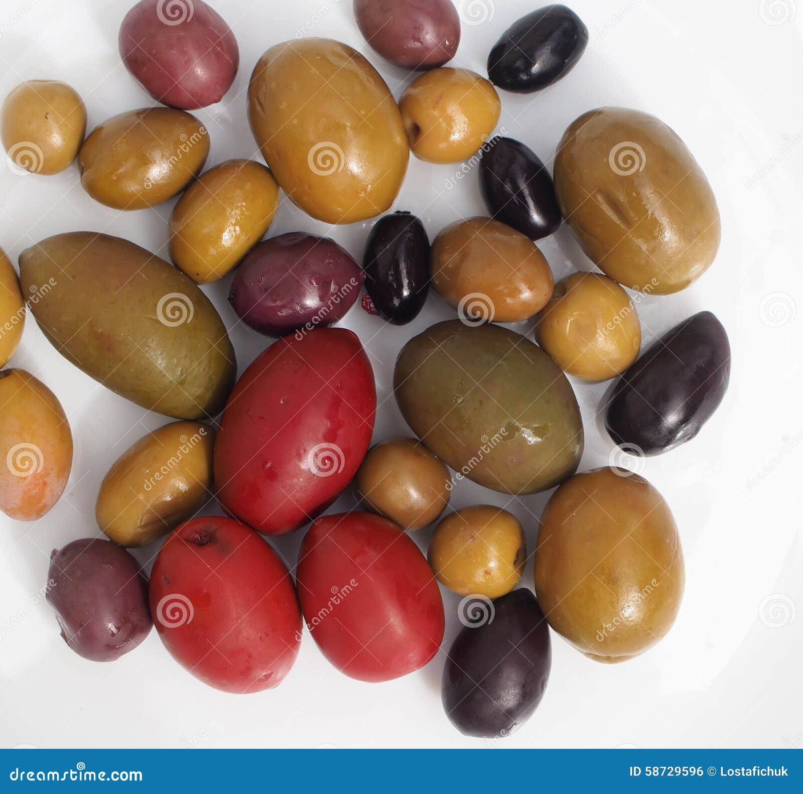 Olives Varieties stock photo. Image of bella, snack, kalamata - 58729596