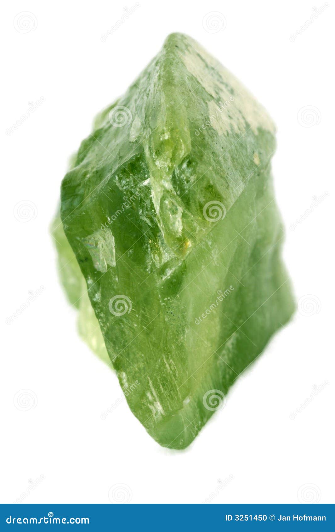 Olivine mineral stone stock photo. Image of crystal, white - 3251450