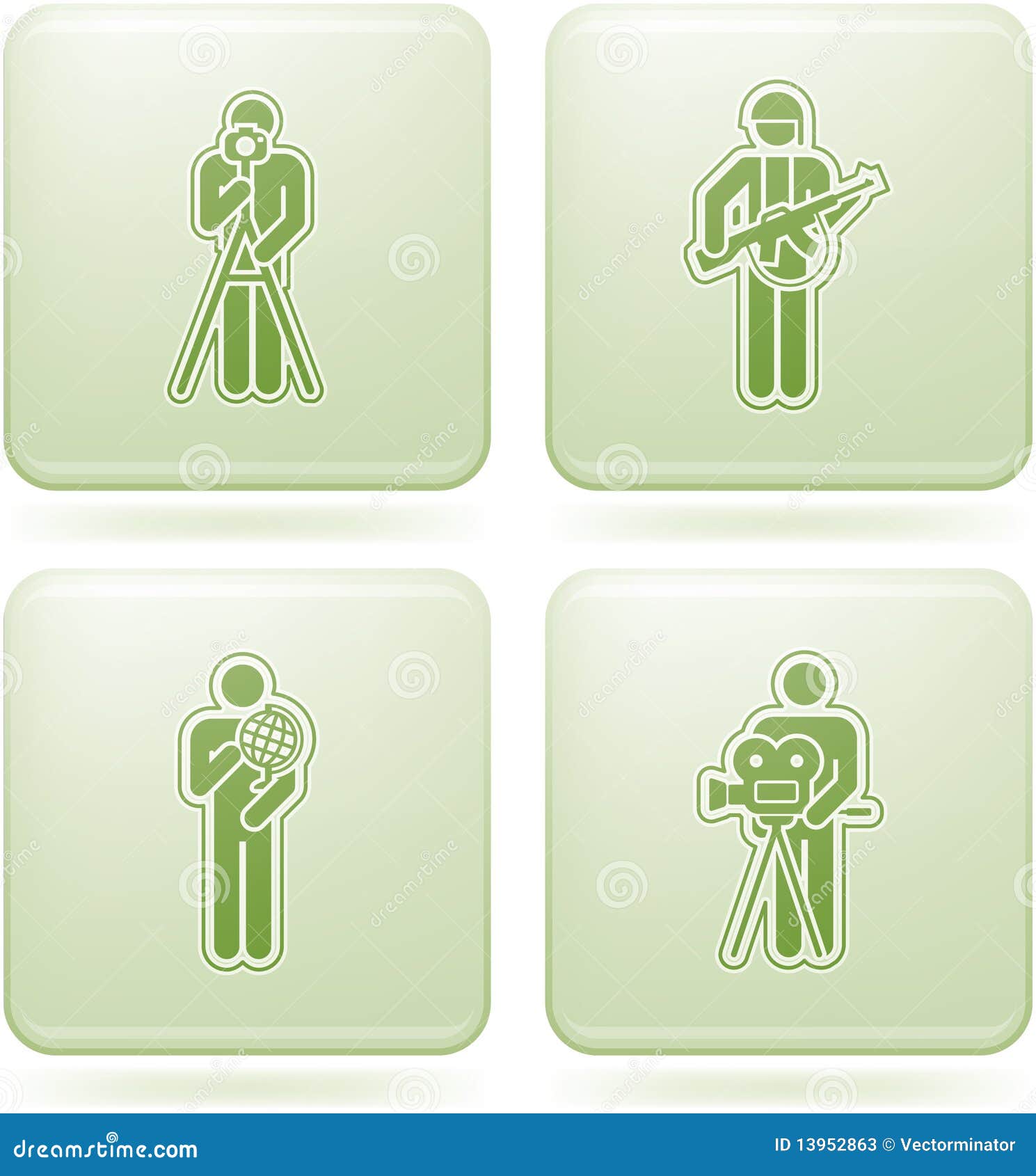 Geographer Icon Of 3 Types Color, Black And White, Outline. Isolated ...