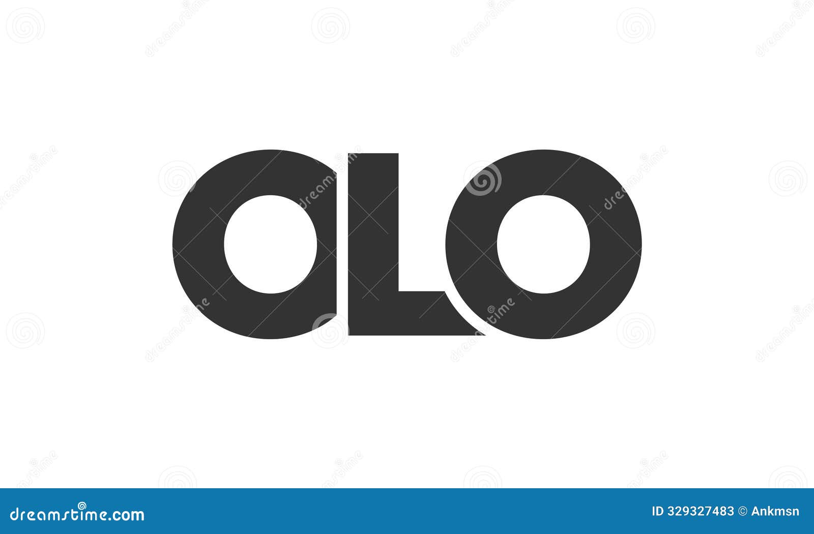 OLO Logo Design Template with Strong and Modern Bold Text. Initial ...