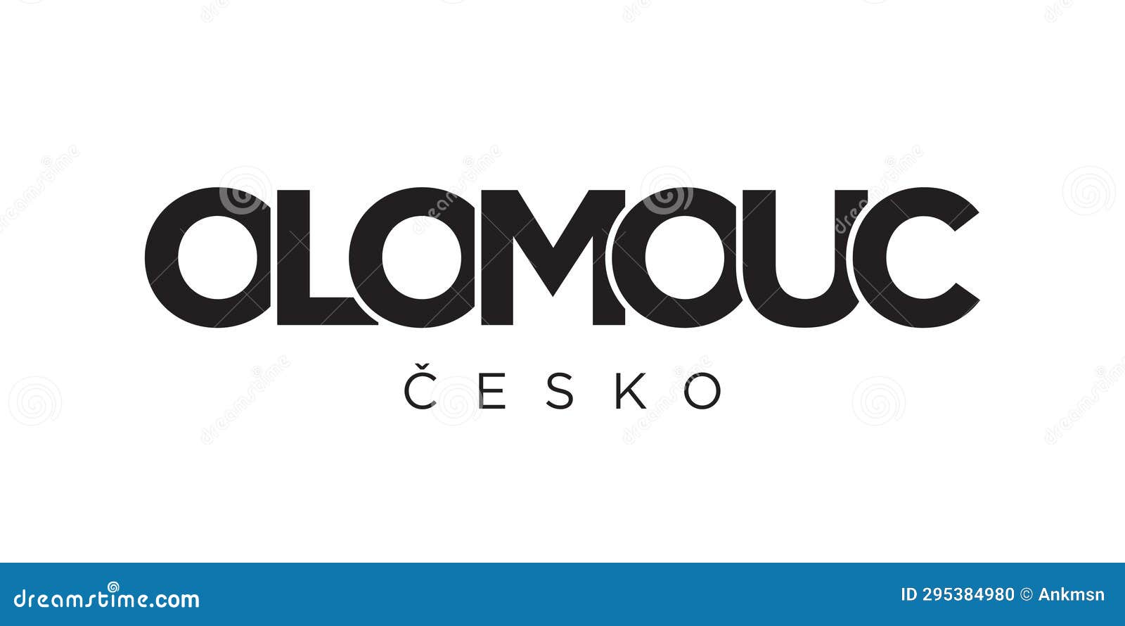Olomouc in the Czech Emblem. the Design Features a Geometric Style, Vector Illustration with ...