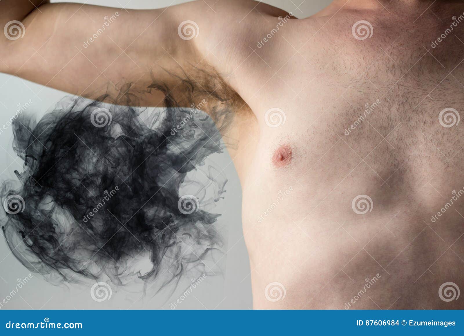 Olor Corporal Hediondo Del Axila Foto de archivo - Imagen de grueso ...