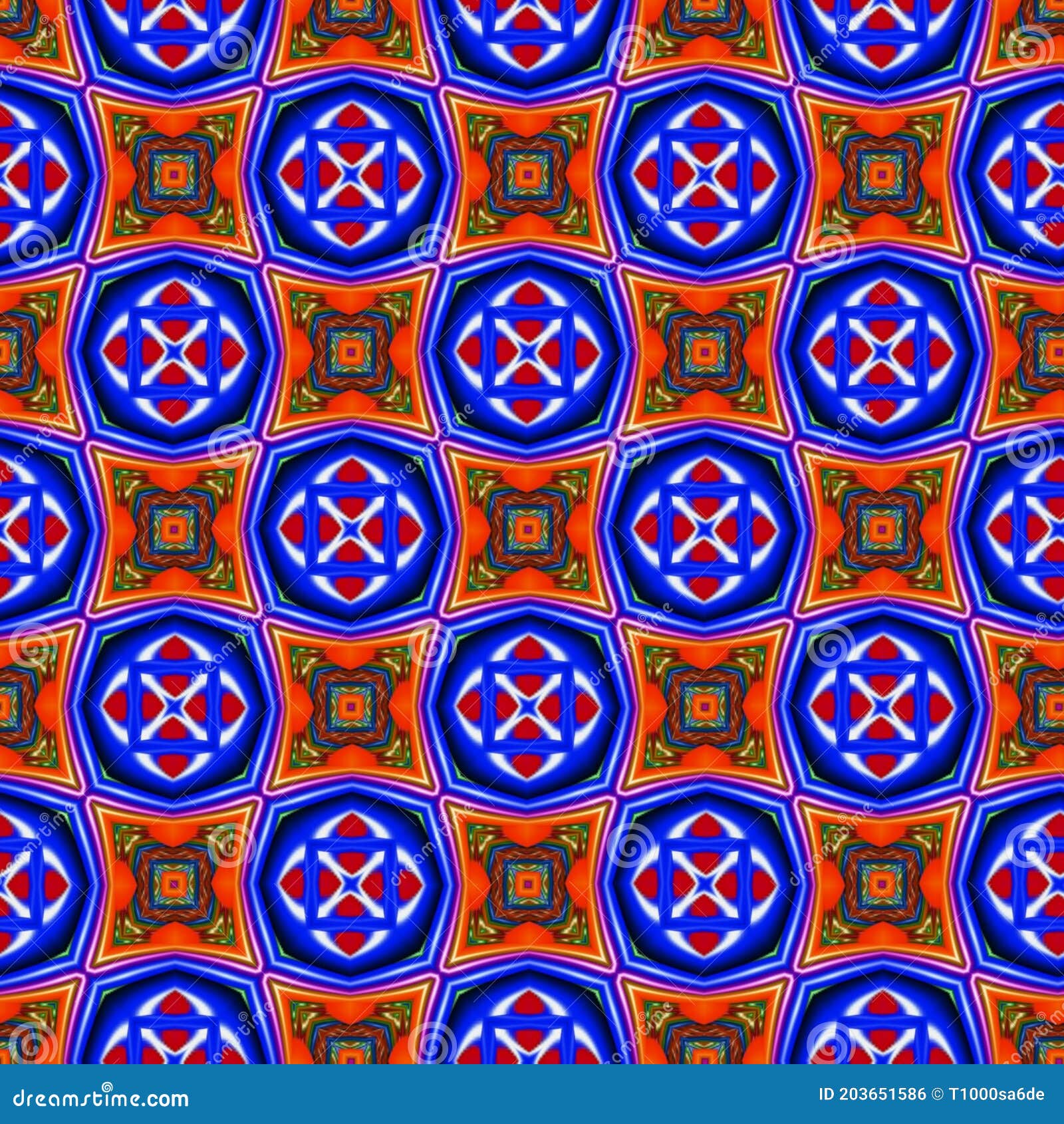 Olorful Symmetrical Repeating Patterns For Textiles, Ceramic Tiles ...