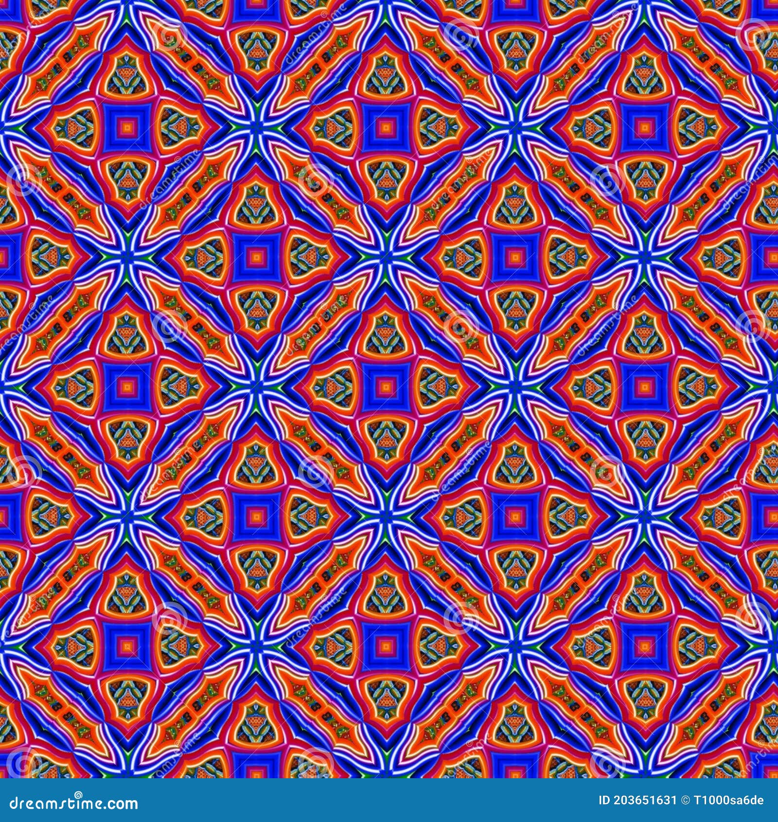 Olorful Symmetrical Repeating Patterns For Textiles, Ceramic Tiles ...
