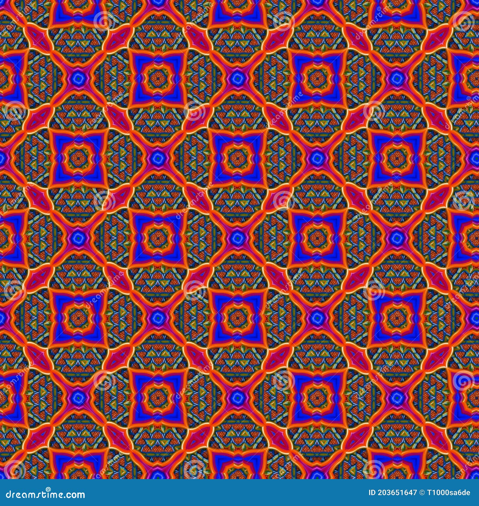 Olorful Symmetrical Repeating Patterns for Textiles, Ceramic Tiles ...