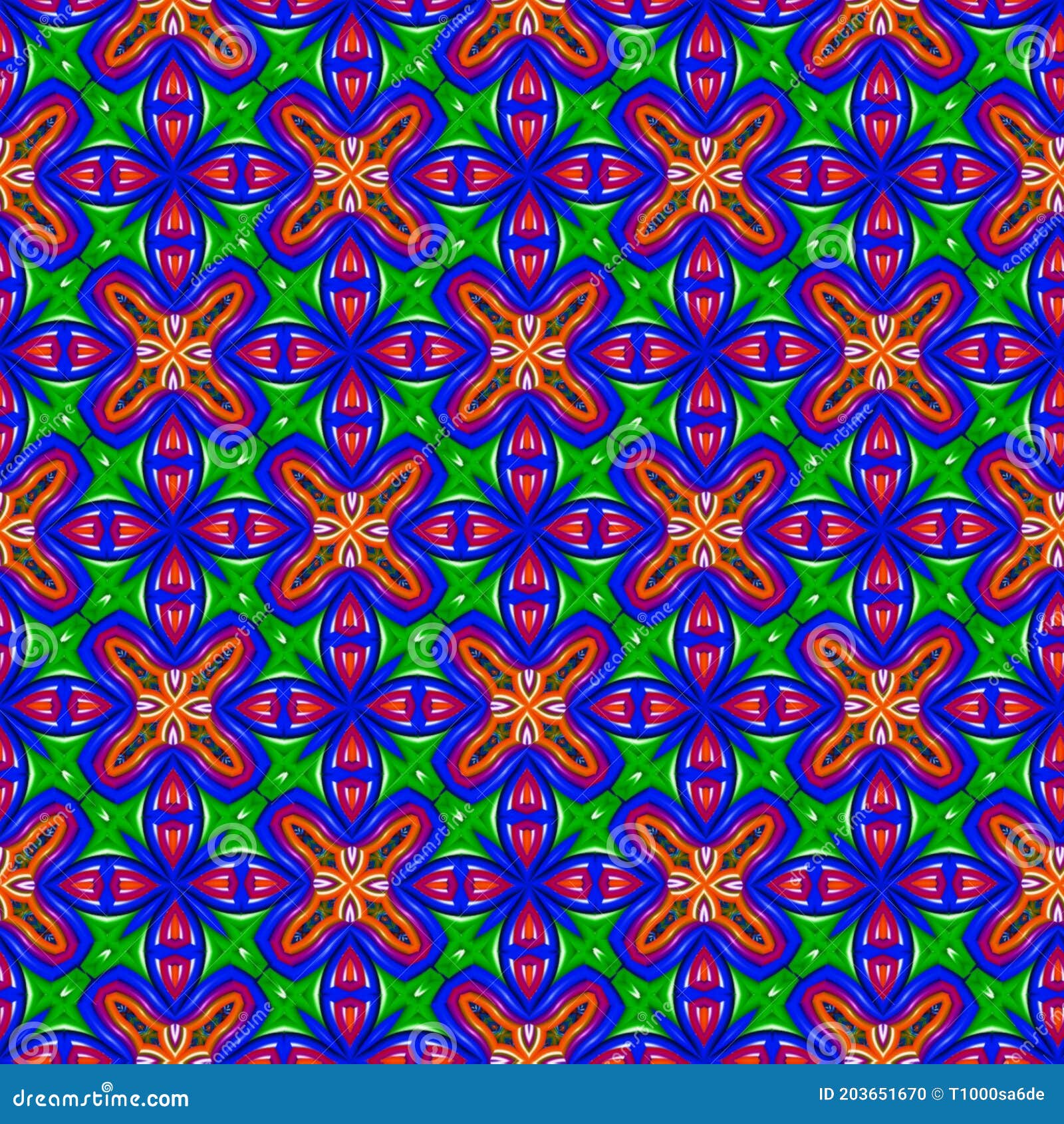 Olorful Symmetrical Repeating Patterns For Textiles, Ceramic Tiles ...