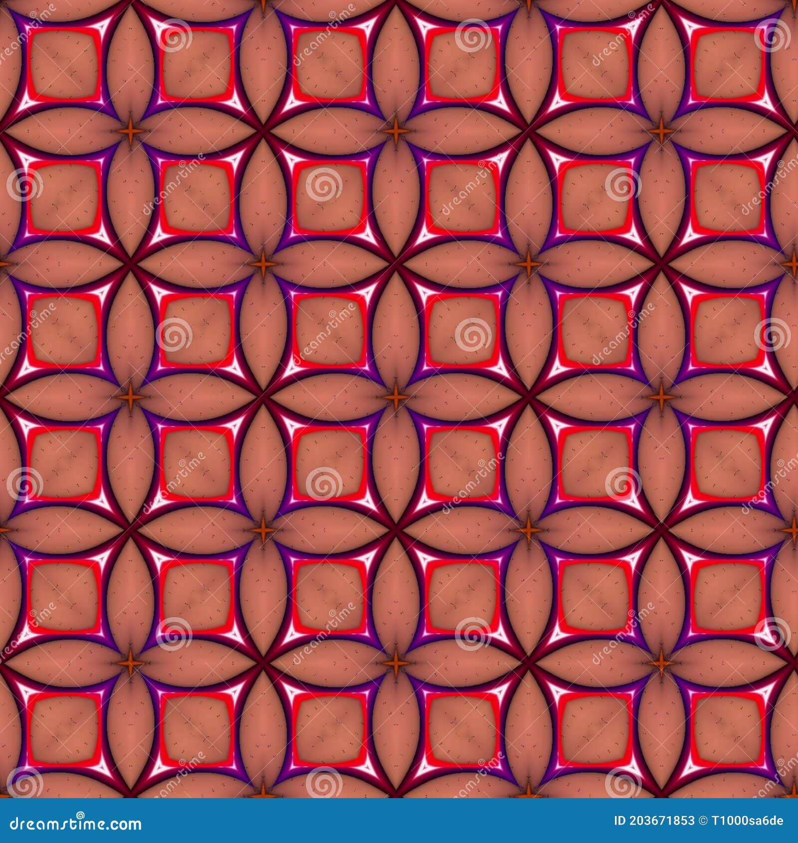 Olorful Symmetrical Repeating Patterns for Textiles, Ceramic Tiles ...