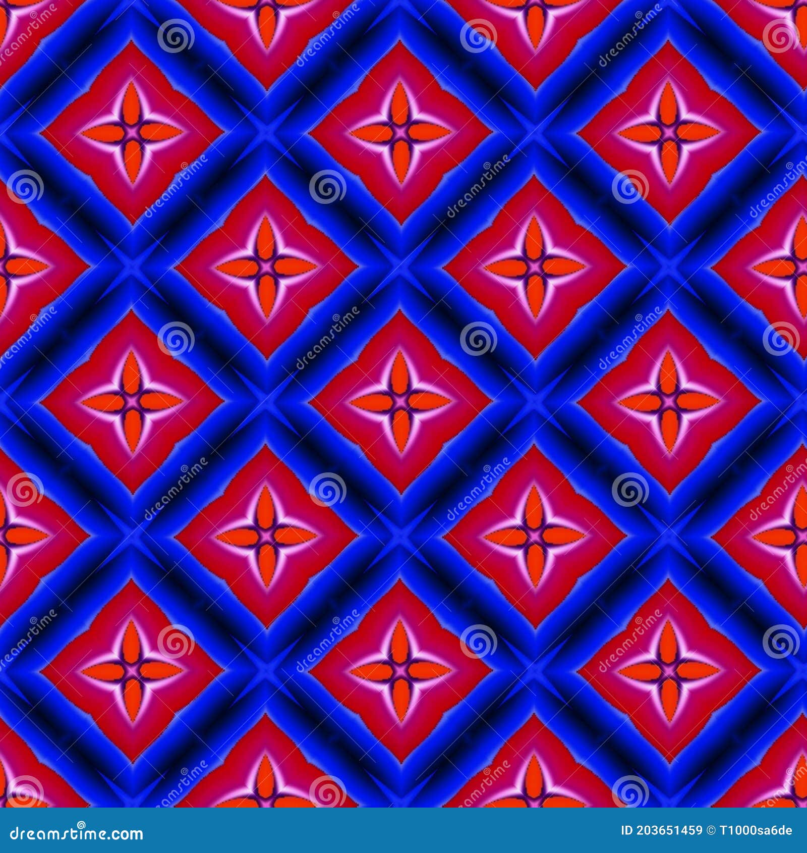 Olorful Symmetrical Repeating Patterns For Textiles, Ceramic Tiles ...