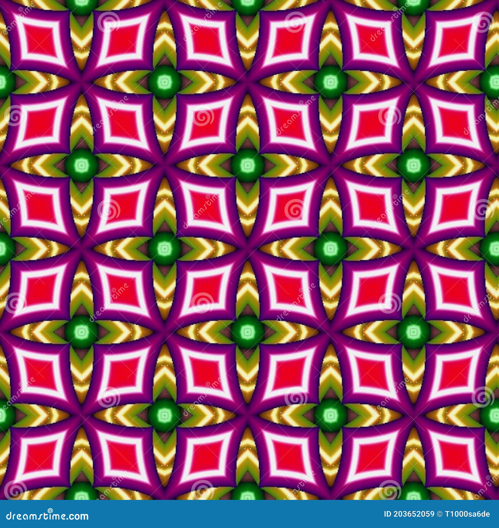 Olorful Symmetrical Repeating Patterns For Textiles, Ceramic Tiles ...