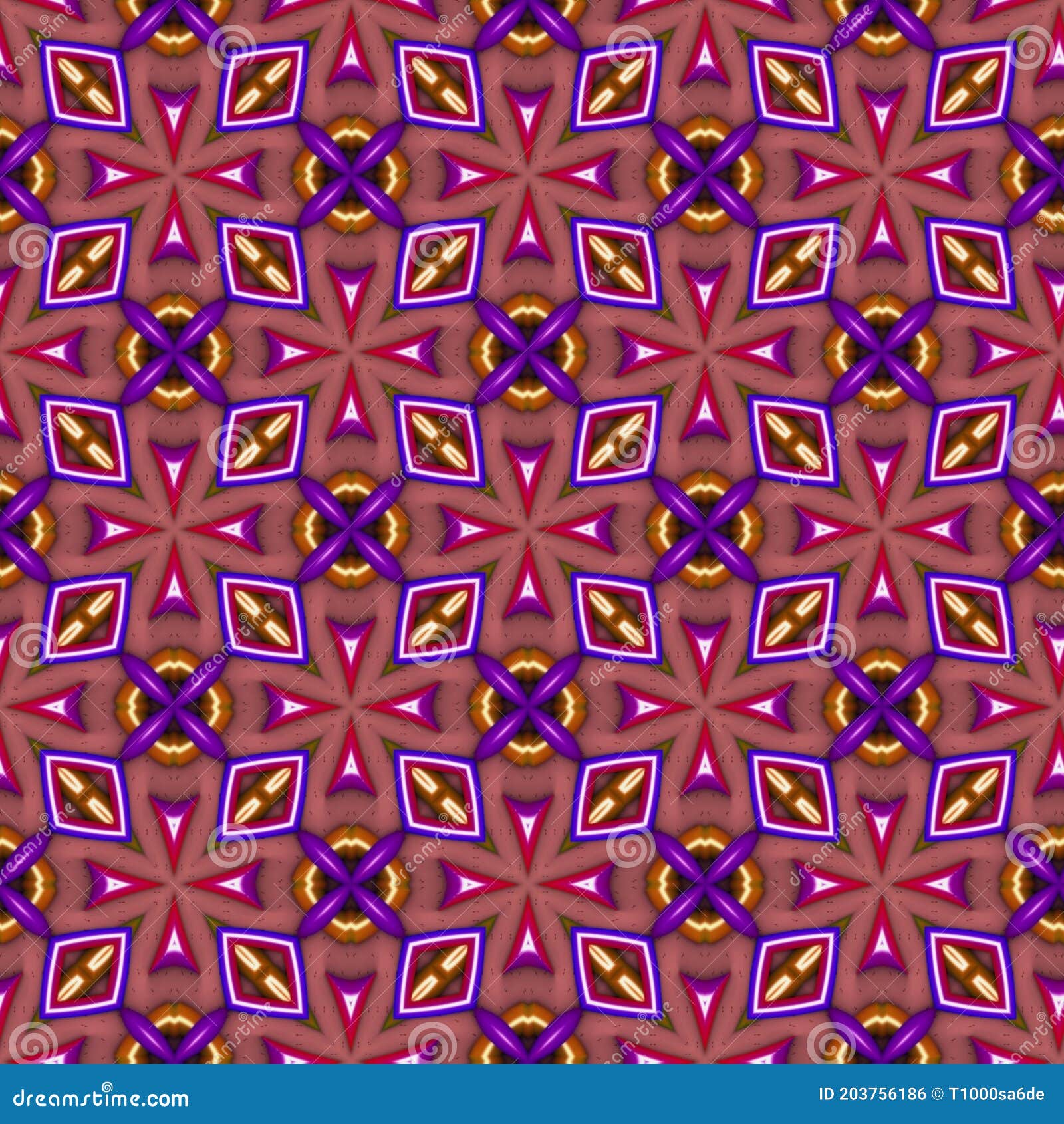 Olorful Symmetrical Repeating Patterns For Textiles, Ceramic Tiles ...