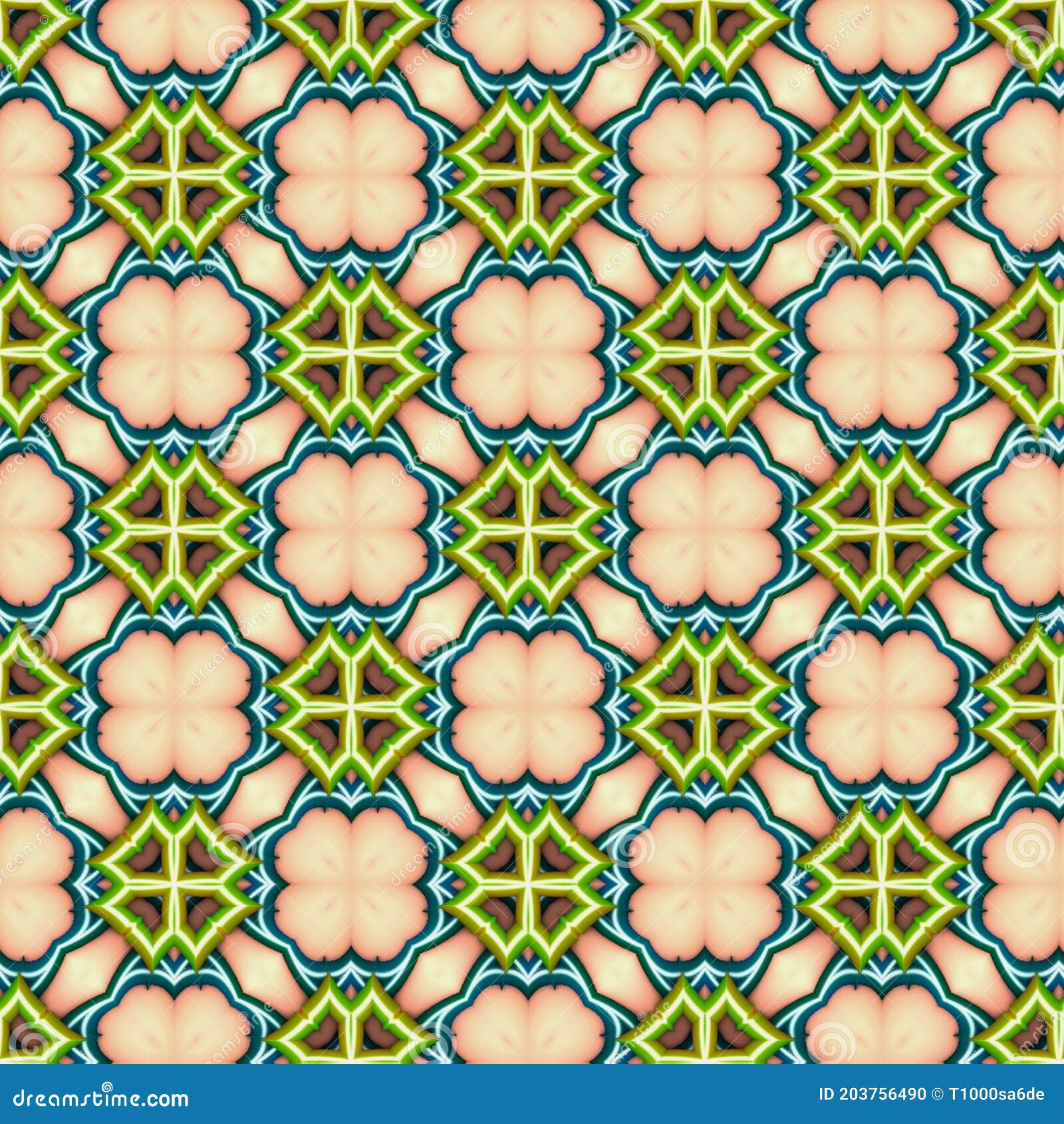 Olorful Symmetrical Repeating Patterns for Textiles, Ceramic Tiles ...