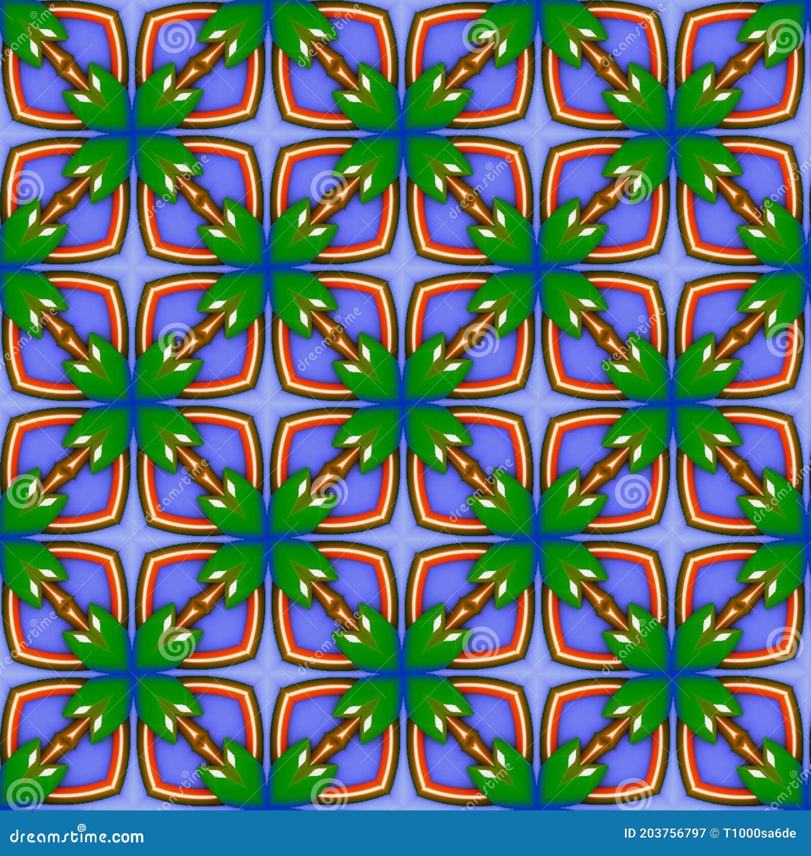Olorful Symmetrical Repeating Patterns for Textiles, Ceramic Tiles ...