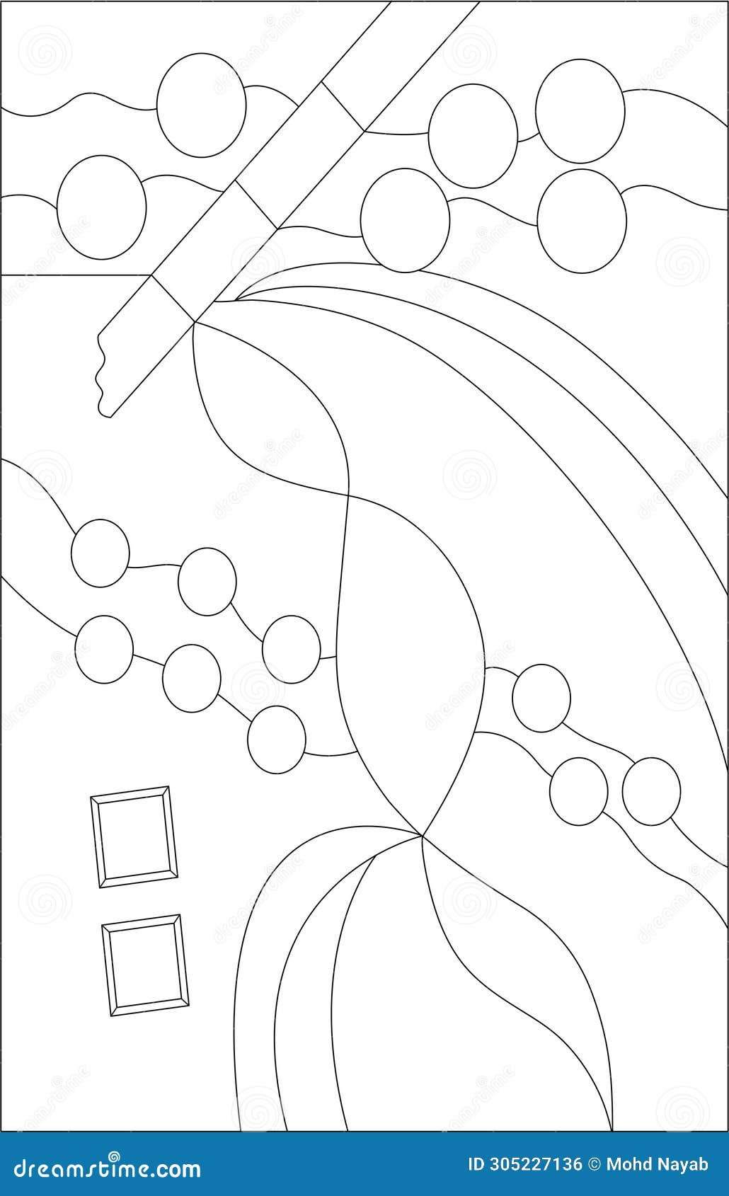 Oloring Book Abstract Line Art Coloring Book Abstract Line Art Hand ...