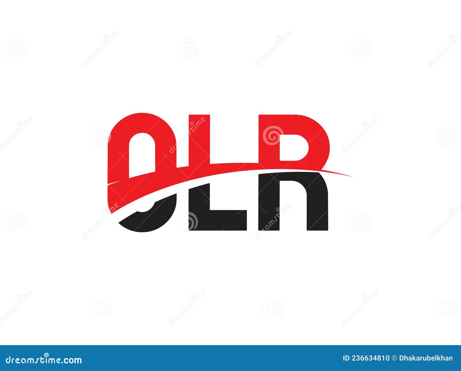 OLR Letter Initial Logo Design Vector Illustration Stock Vector ...