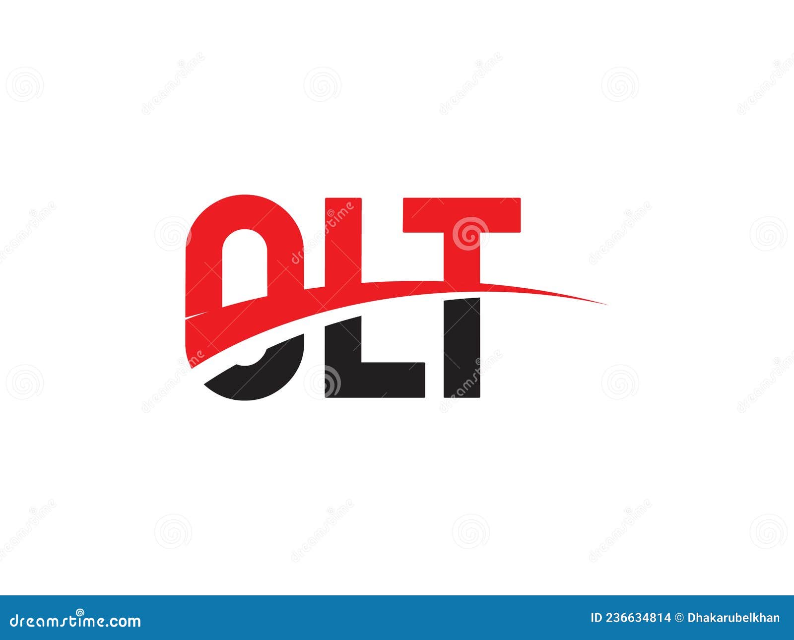 OLT Letter Initial Logo Design Vector Illustration Stock Vector ...