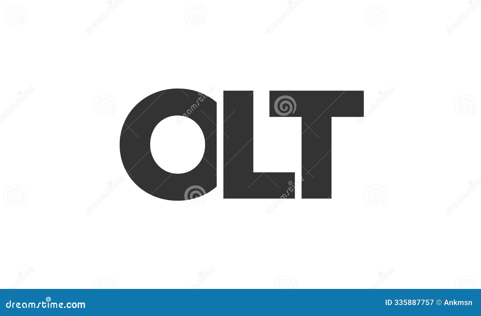 OLT Logo Design Template with Strong and Modern Bold Text. Initial ...