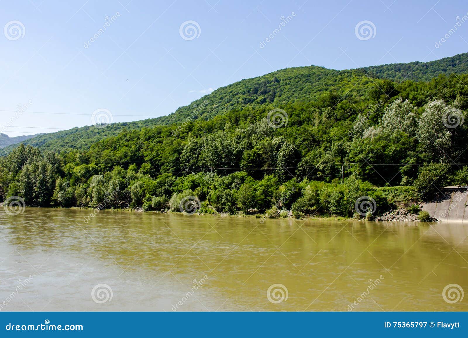 Olt River stock image. Image of nature, tourism, county - 75365797