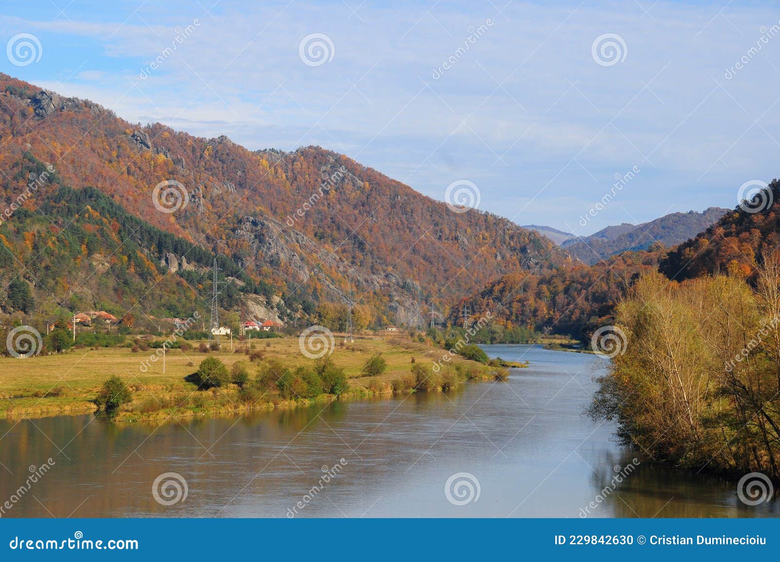 Image from River Olt Valley, Romania Stock Photo - Image of colorful ...