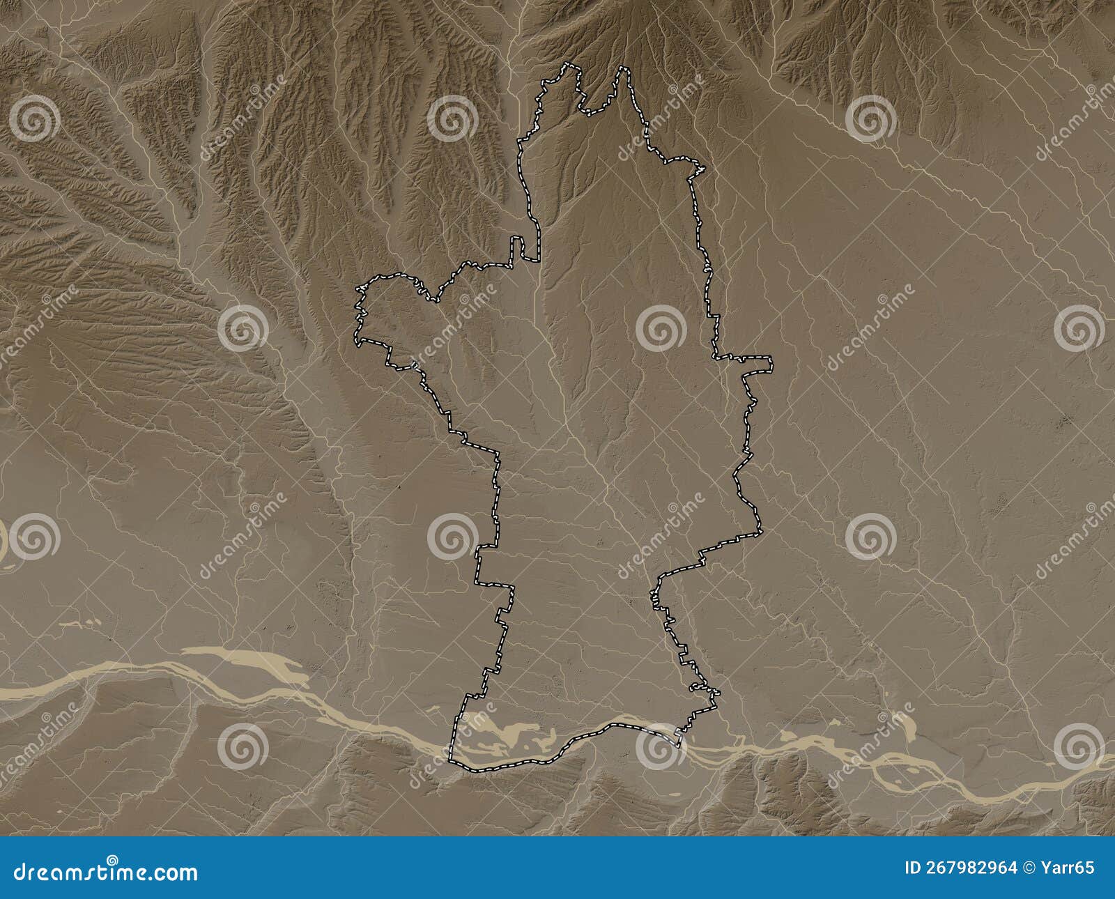 Olt, Romania. Sepia. No Legend Stock Illustration - Illustration of ...