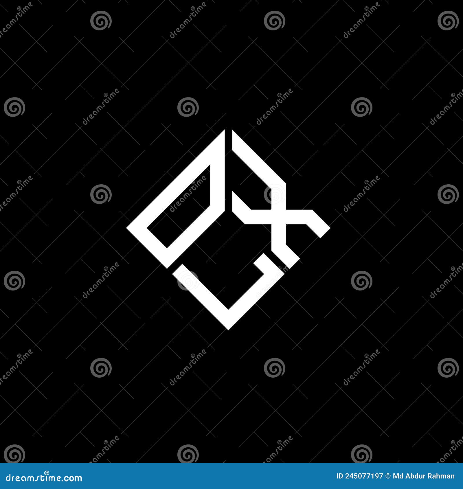 OLX Letter Logo Design on Black Background. OLX Creative Initials ...