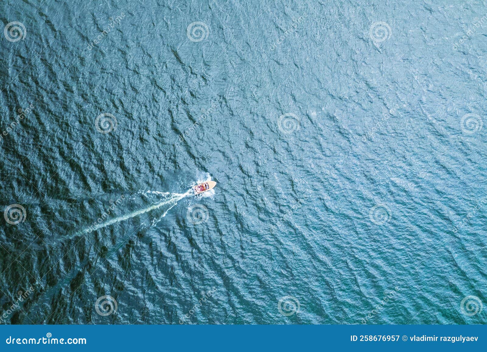 Olyka or a Ship Sailing on the Surface of the Blue Boundless Ocean ...