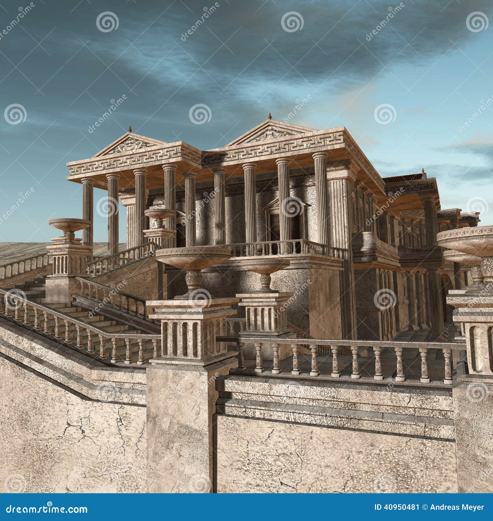 Fantasy Greek Temple