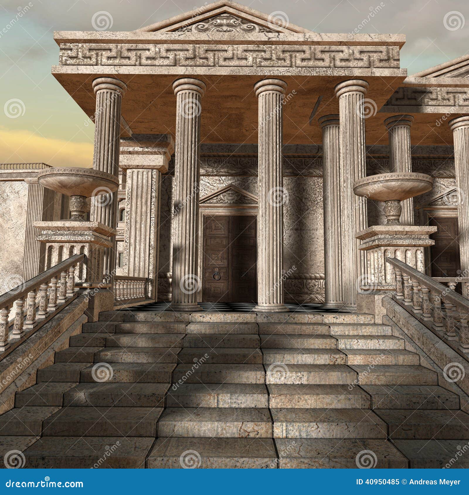 Fantasy Greek Temple
