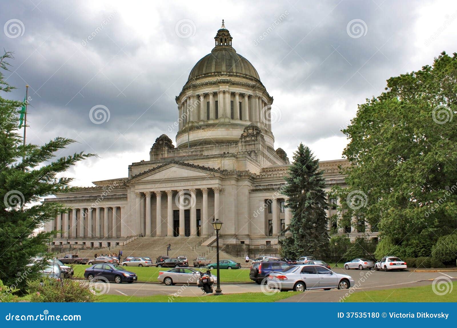 Olympia, Washington. the Capitol Building Editorial Image - Image of ...