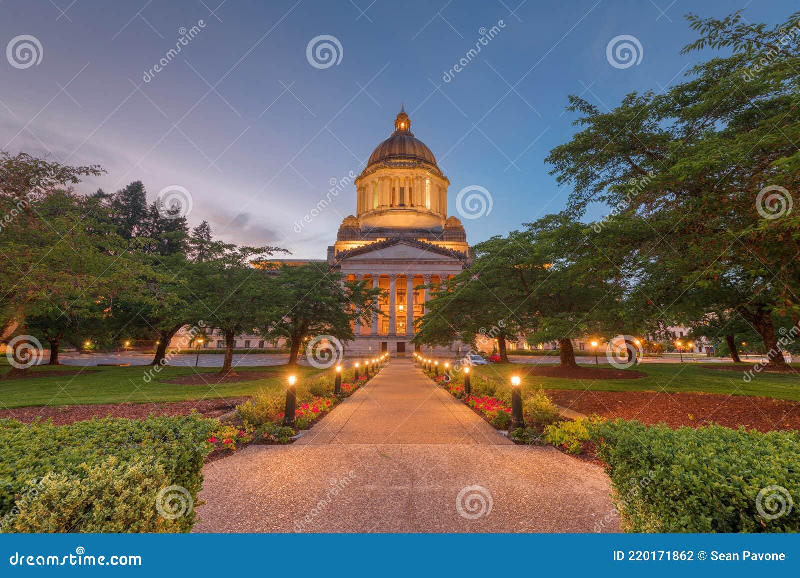 Olympia, Washington, USA State Capitol Building Stock Photo - Image of ...